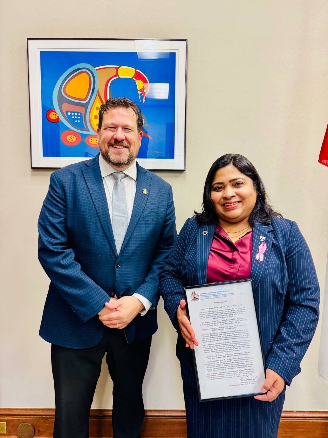 Brandon Researcher Honored for Breakthrough in Breast Cancer Detection ...