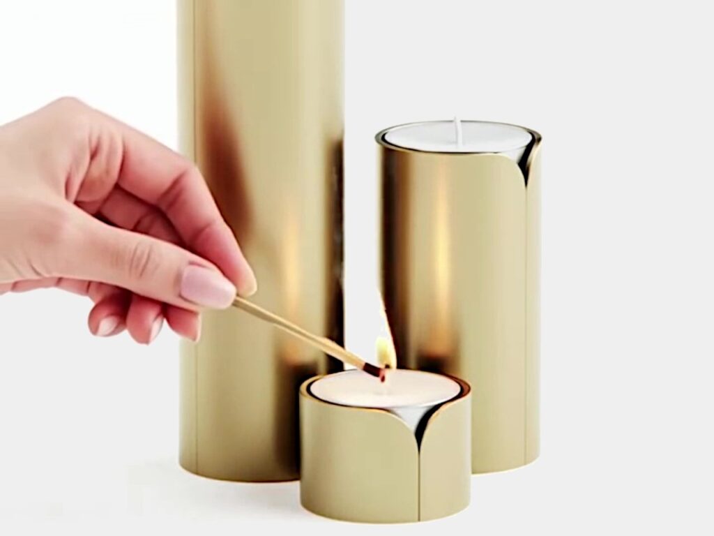 Innovative TOLO Design Reimagines Tea Light Candle Holders - TECHRONY
